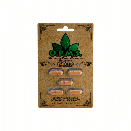 O.P.M.S. Gold - Kratom Capsules - Strngkratom.com