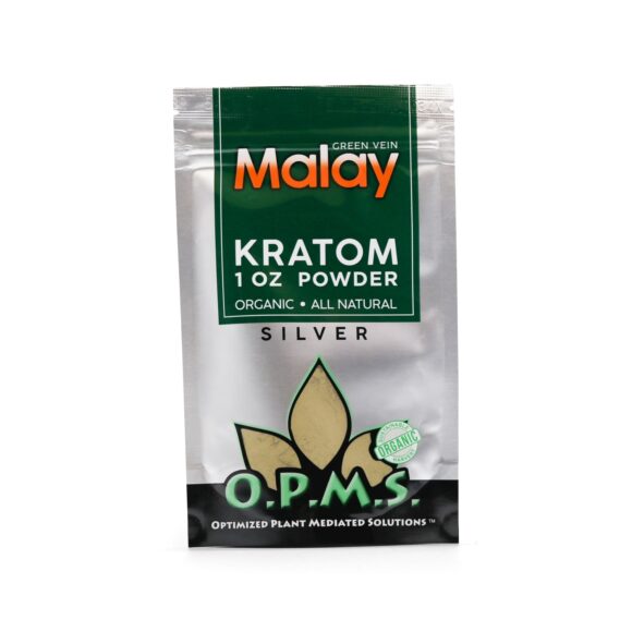 O.P.M.S. Silver - Kratom Powder Green Vein Malay - Strngkratom.com